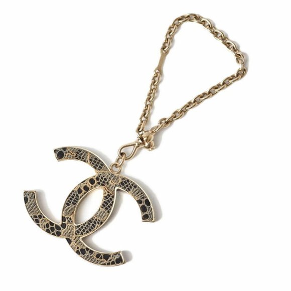 CHANEL | Accessories | Chanel Keyring Keychain Bag Charm Coco Mark Cc ...